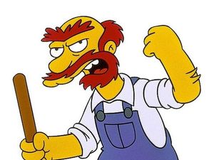 The Simpsons' Groundskeeper Willie's reaction to the referendum result ...